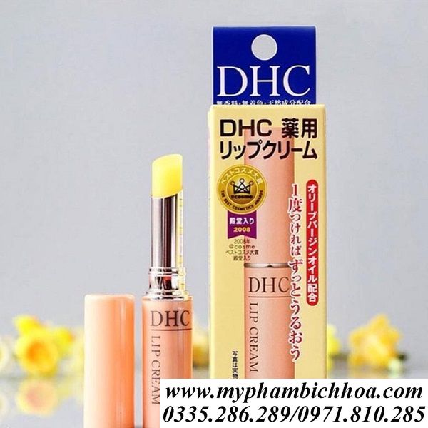 SON DƯỠNG MÔI DHC LIP CREAM KHÔNG MÀU NHẬT BẢN - Mỹ phẩm Bích Hoà